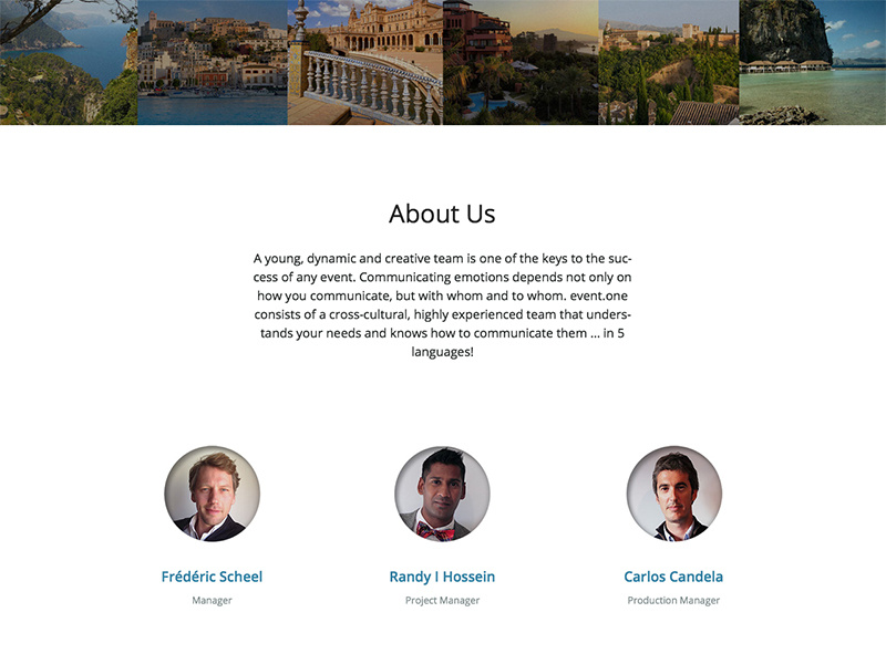 About section by Rubens F. on Dribbble