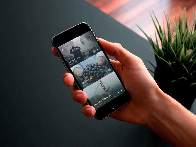 Tilt Album Feed by Ryan Houk on Dribbble