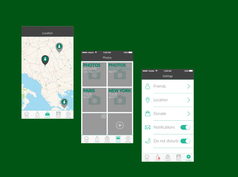 Map Mobile App By Mateo Moore On Dribbble 