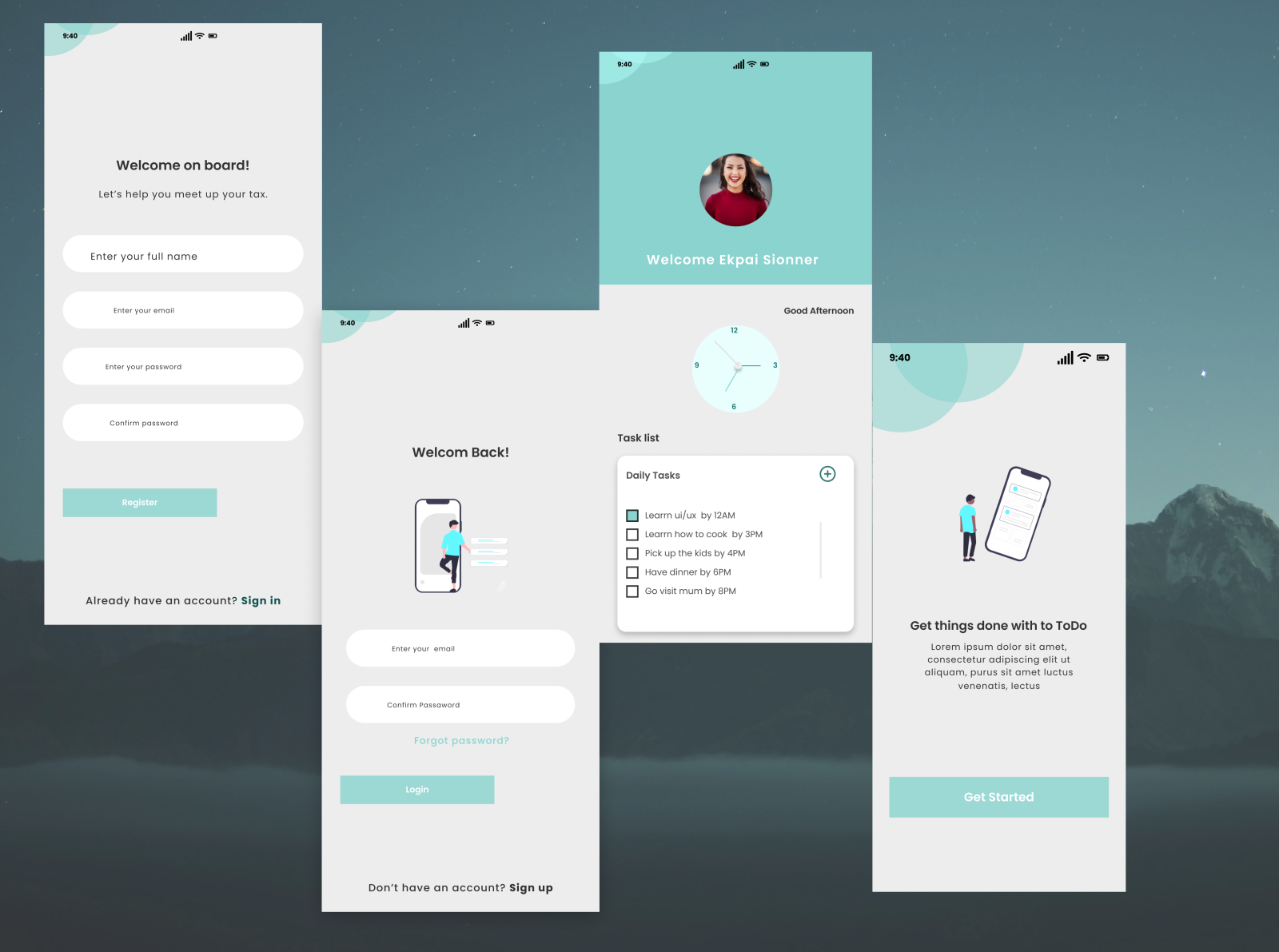 mobile app design by Wuraola Ayodolapo on Dribbble