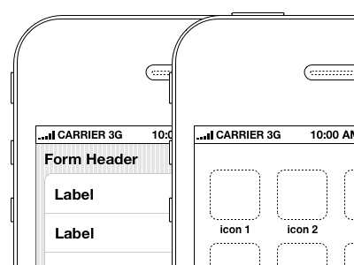 Mobile Wireframe Kits by Anthony Armendariz on Dribbble