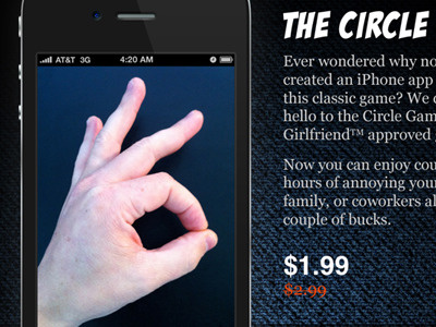 Circle Game Site Concept by Anthony Armendariz on Dribbble