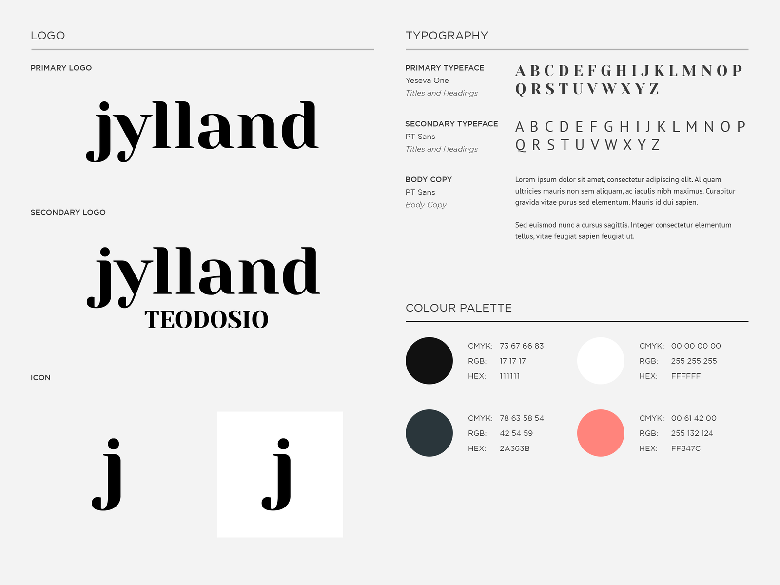 Style guide for my portfolio website by Jylland Teodosio on Dribbble