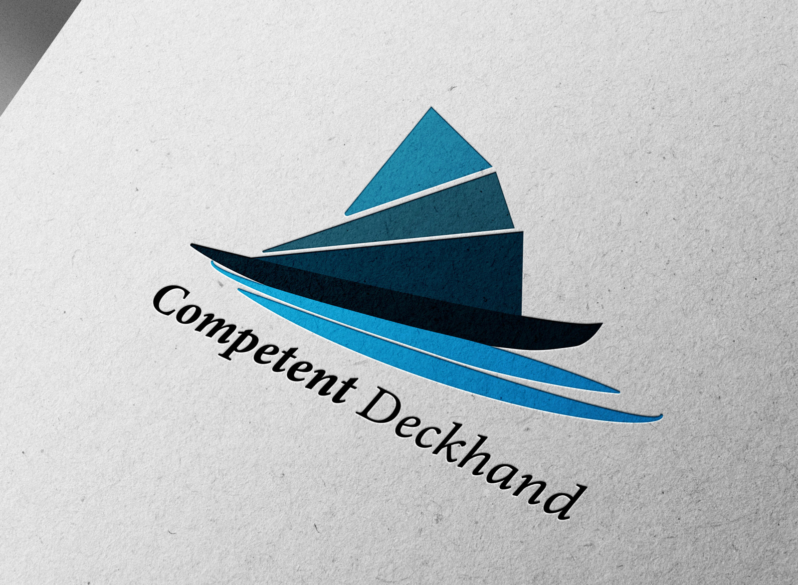 Competent Deckhand Logo by Sharif Ali on Dribbble