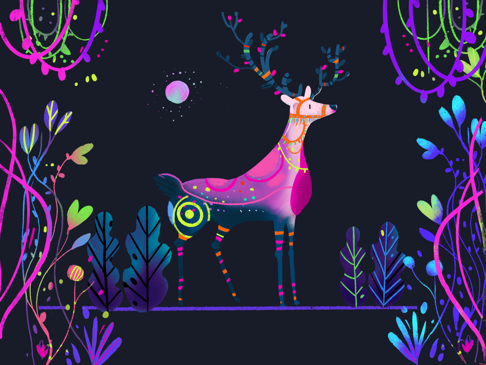 Deer by Kubra Aslan Ertap on Dribbble