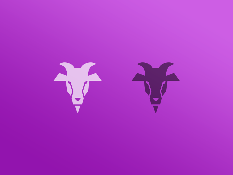 Goat Icon by Bobby Kane on Dribbble