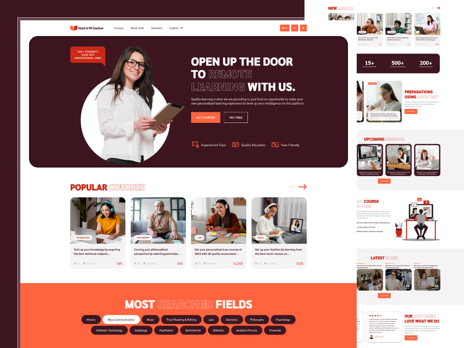 Online Education Course Sell Web Ui Kit by Bitrix Infotech Pvt Ltd on ...