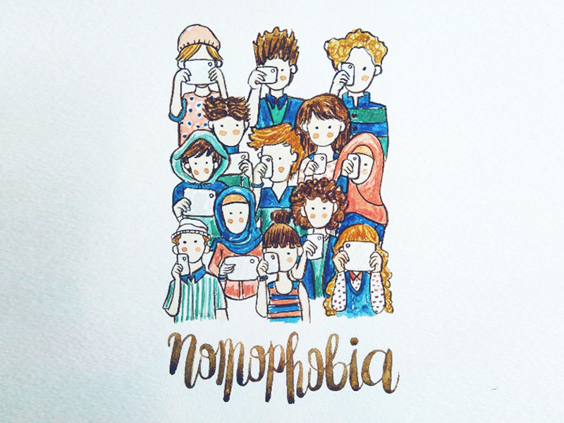 Nomophobia by wyanet.studio on Dribbble