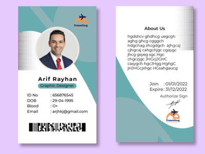 ID card Design by aRL graphics on Dribbble