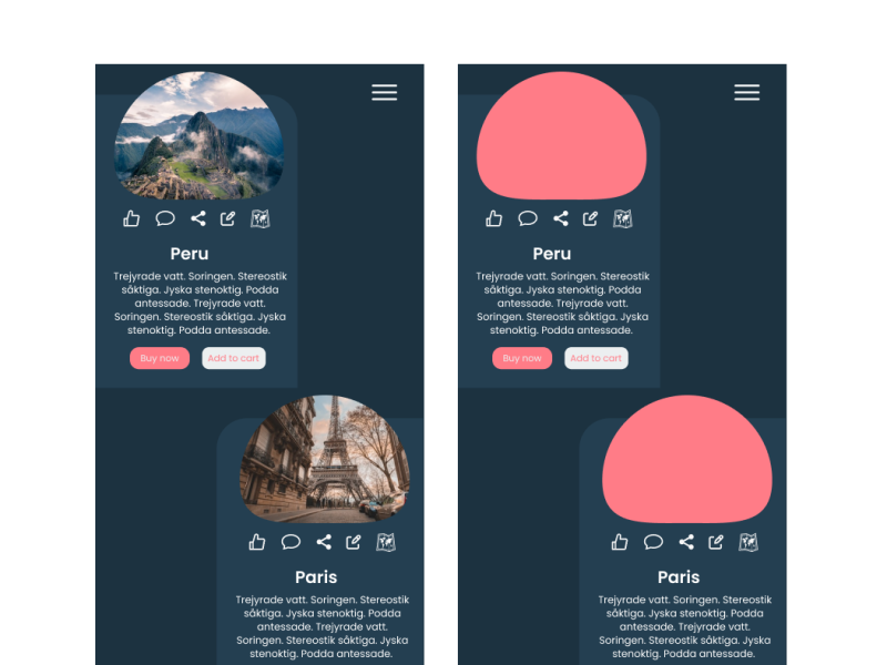 UI Card by Insha Firdaus on Dribbble