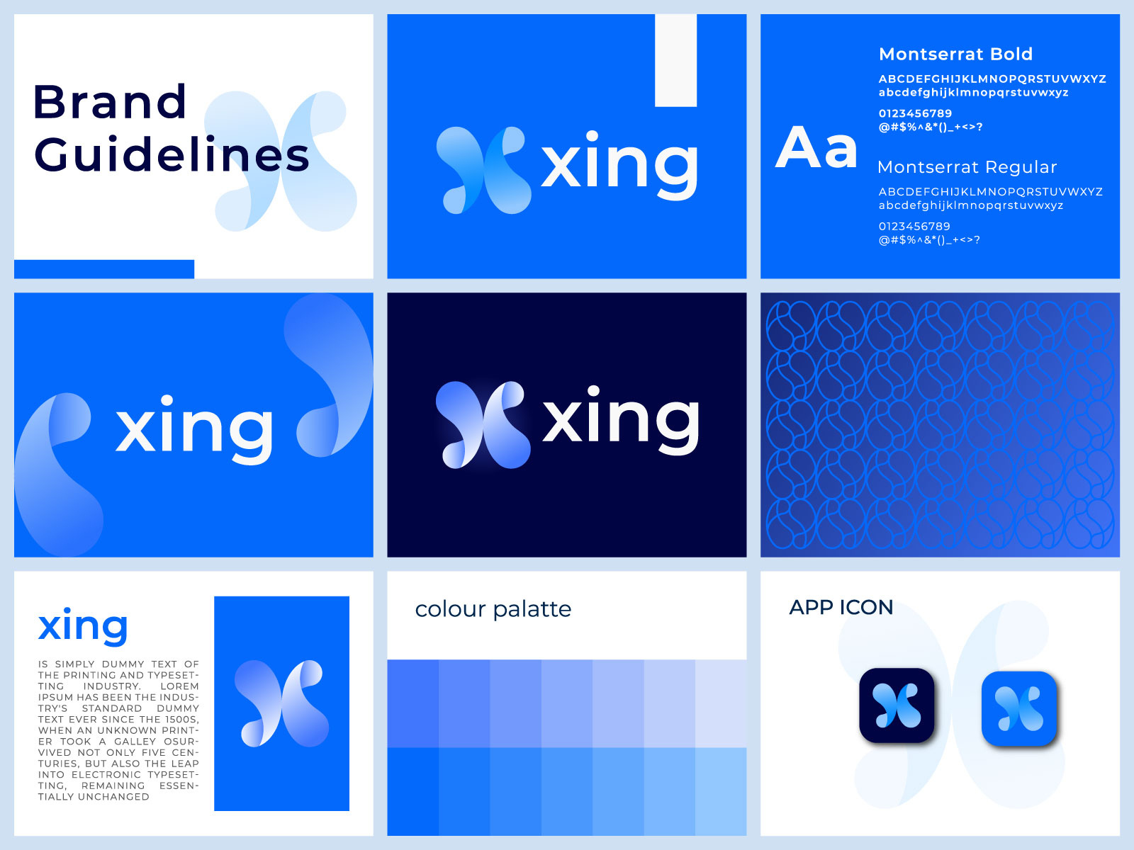 Xing modern Logo, (app logo) by Branding Lab on Dribbble