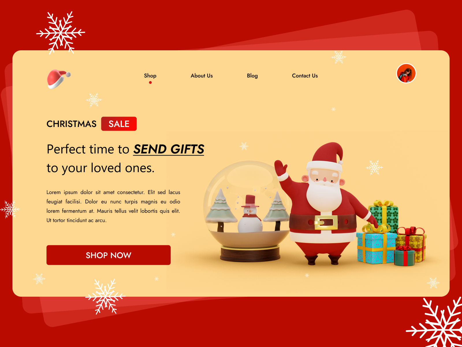 Santa Claus Gift Shop by Designist on Dribbble