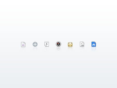 Sidebar Icons by Miles Ponson on Dribbble