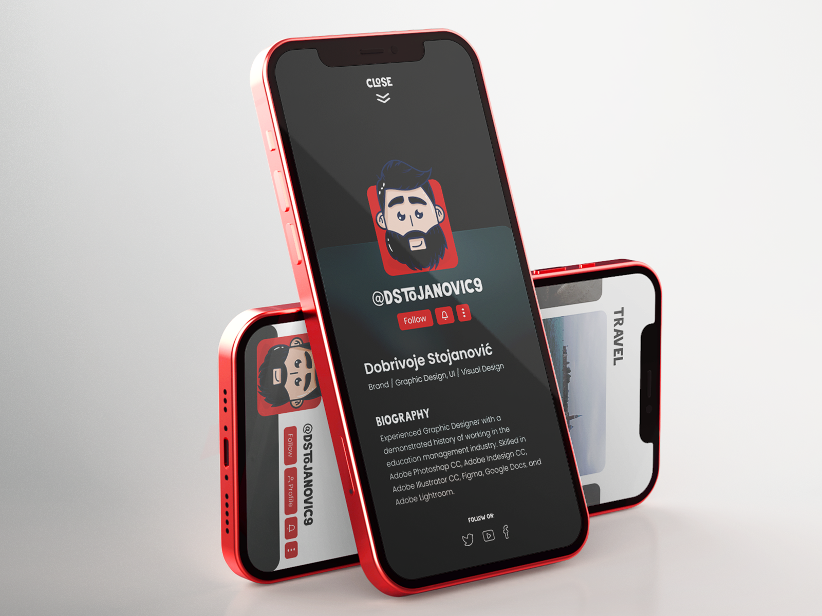 User Profile Design by Dobrivoje Stojanović on Dribbble