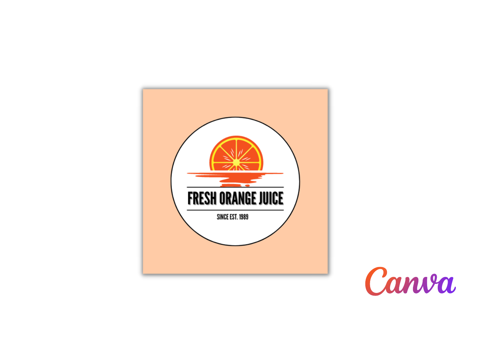 Canva Logo Template Fruit Shop|Check Description to order. by Moeed Ali ...