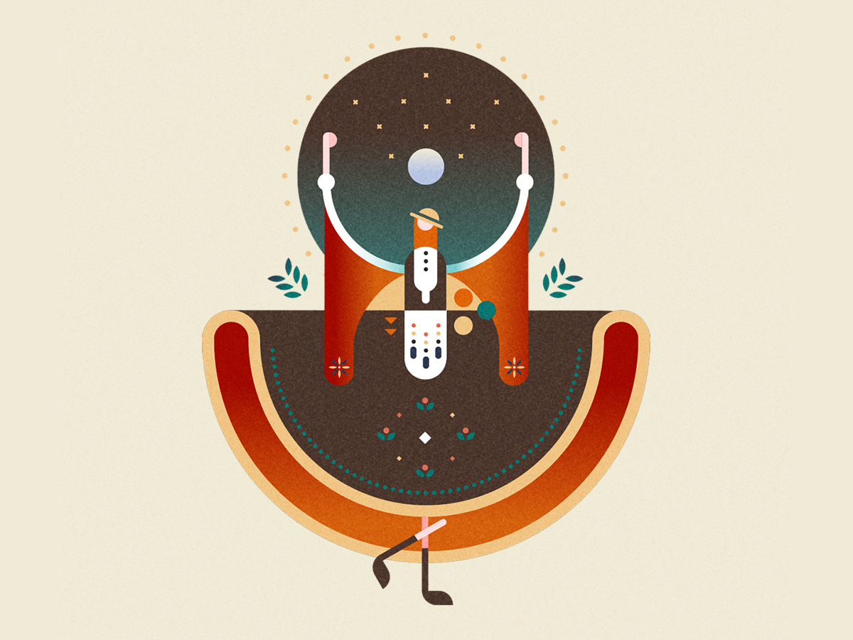 Dance in the night by Franuk on Dribbble