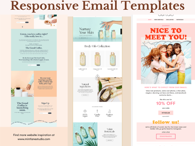 Klaviyo Email Templates By Atoyebi Muritala Adewale On Dribbble