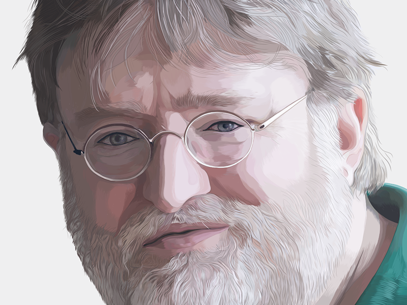 GabeN - my f%%king frend (2k16). by Serge Lange on Dribbble