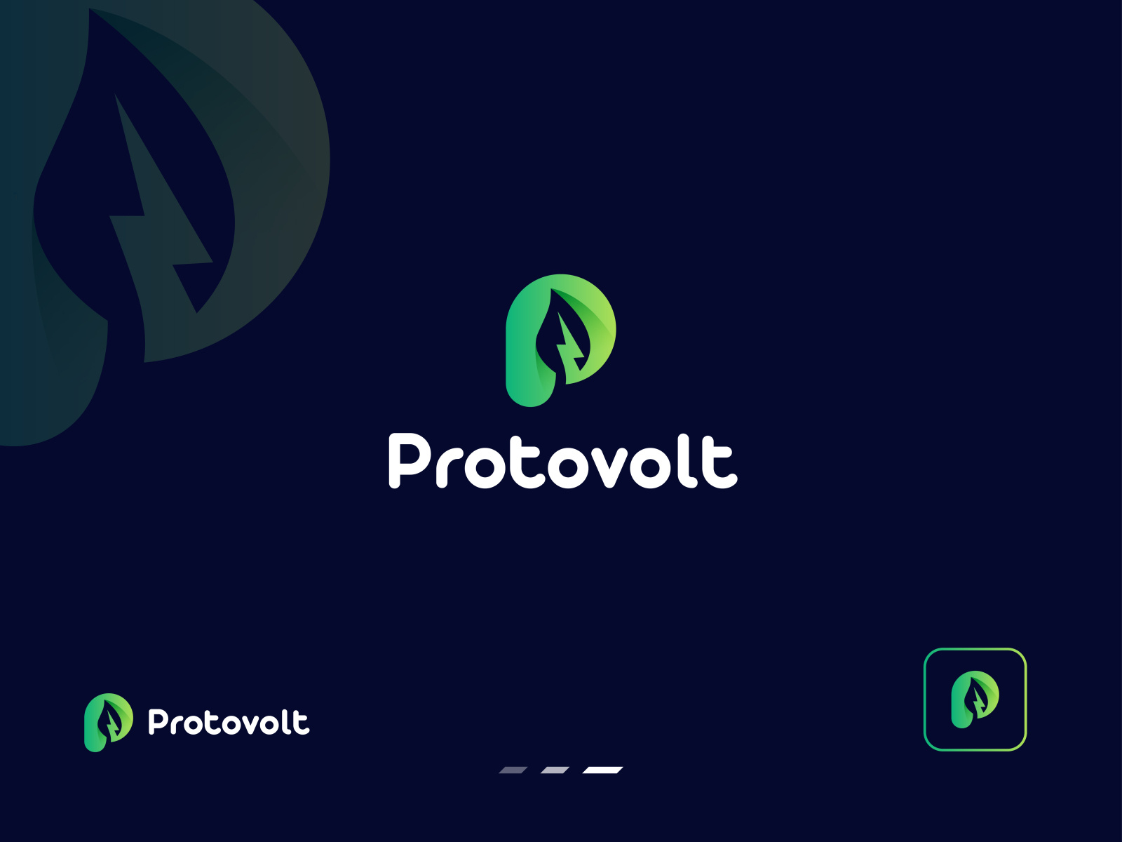 Protovolt logo design by Md Mishad Mahamud | Mishad Logo on Dribbble