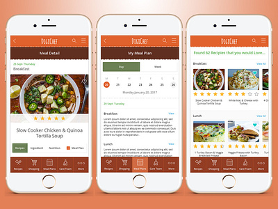 Food ordering mobile app design by Kulvinder Singh on Dribbble