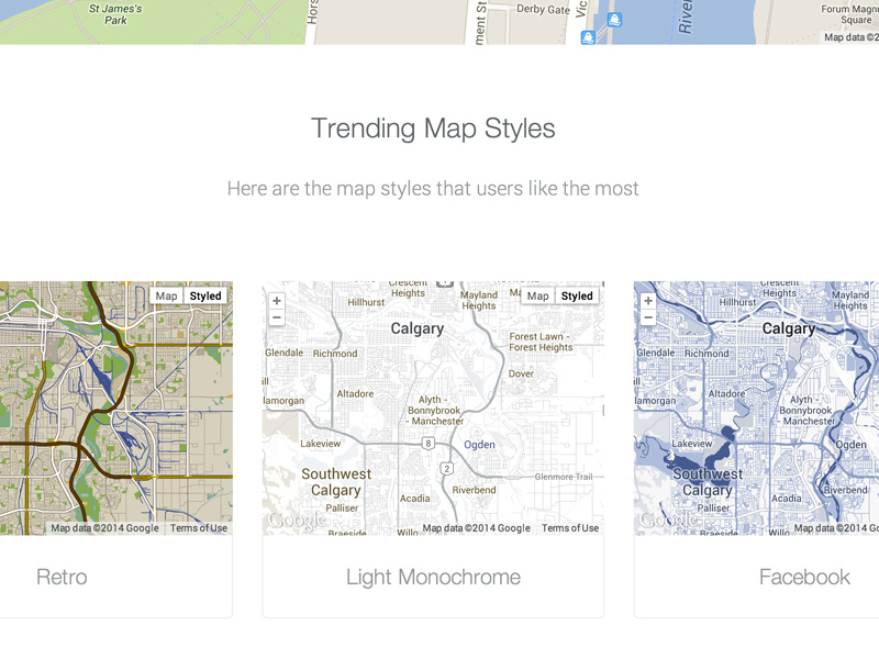 Trending Map Styles by Korab Hoxha on Dribbble