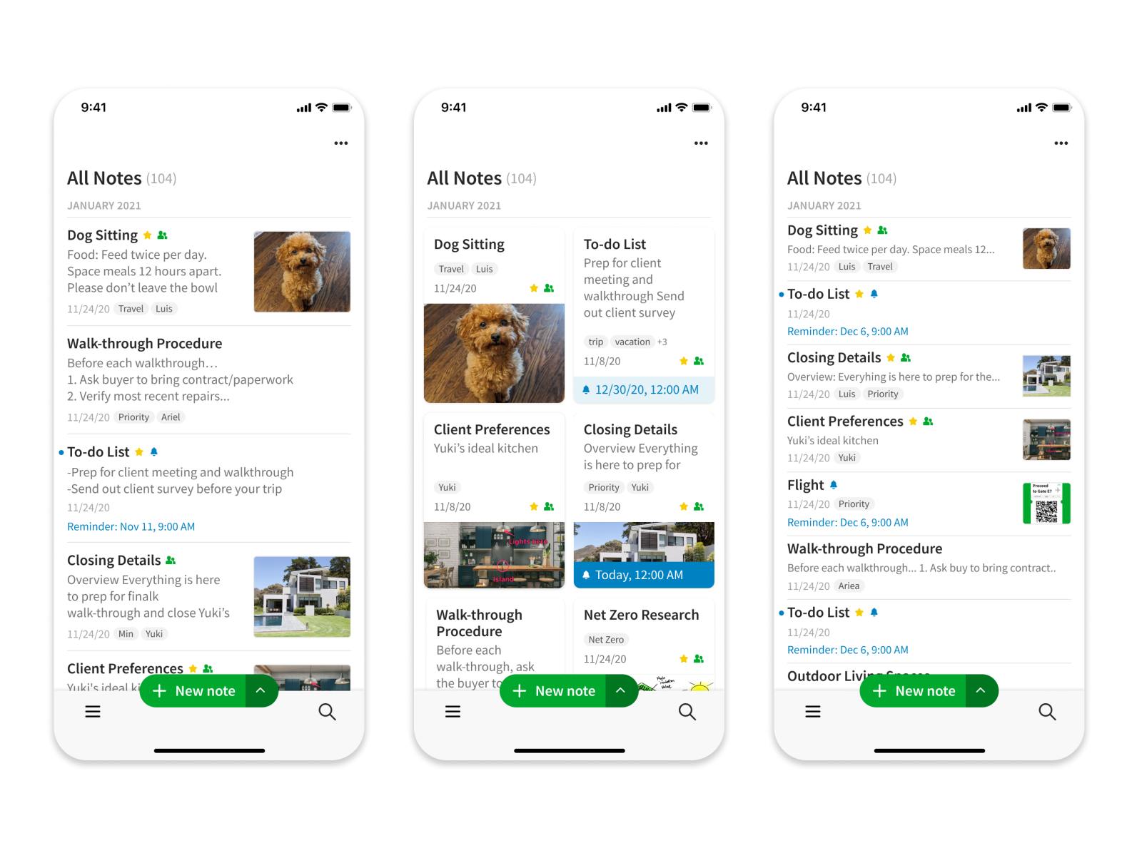 All Notes (Light) by Sahand on Dribbble