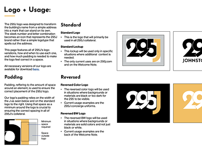 295J - Logo + Identity by Sam Finkelman on Dribbble