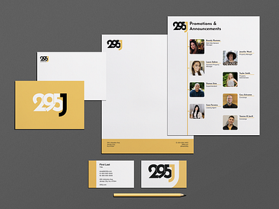 295J - Logo + Identity by Sam Finkelman on Dribbble