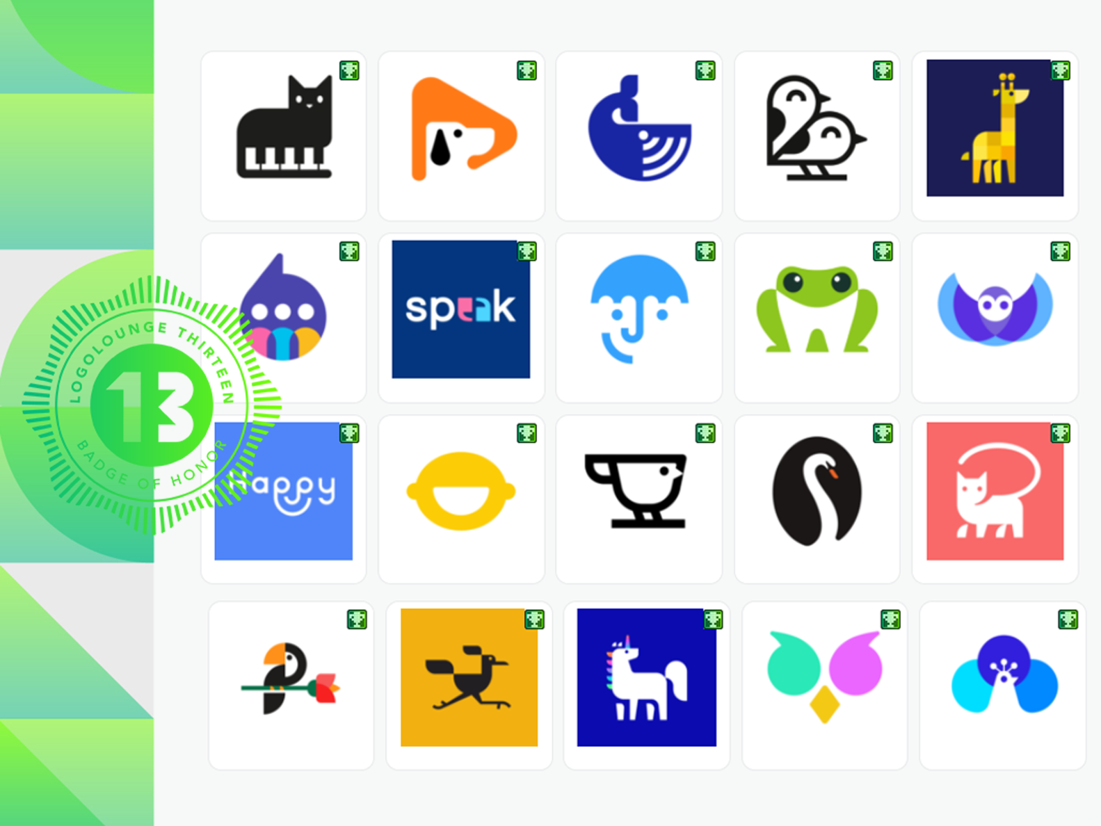 logolounge 13 selected logos by Badr errouichaq on Dribbble
