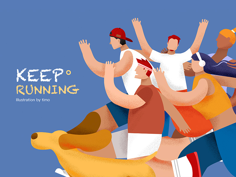 Keep Running by Timoooo on Dribbble