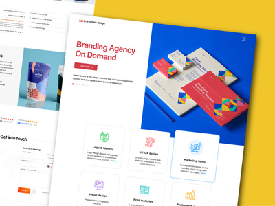 Landing Page UI design (bid). by NUR (UX, UI, Brand & More) on Dribbble