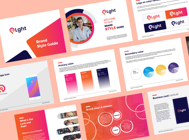 Lght Brand Guidelines. by NUR (UX, UI, Brand & More) on Dribbble
