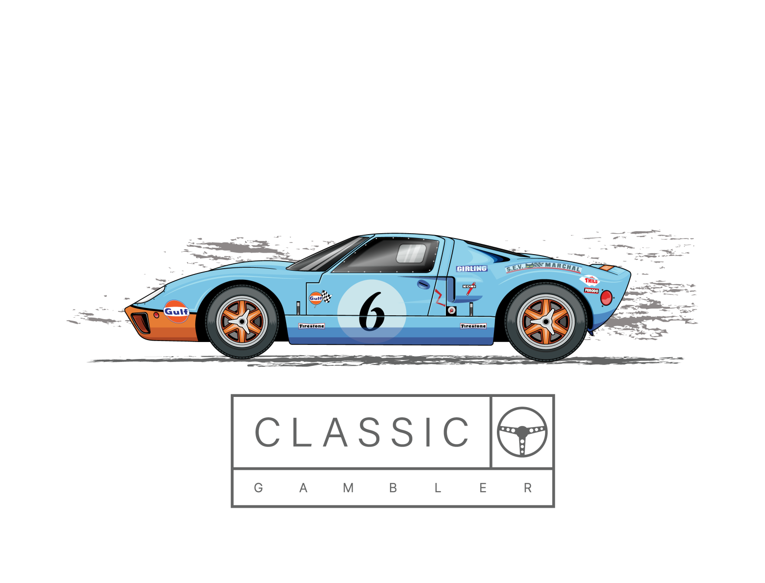 FORD GT 40 by Ankit Hedau on Dribbble