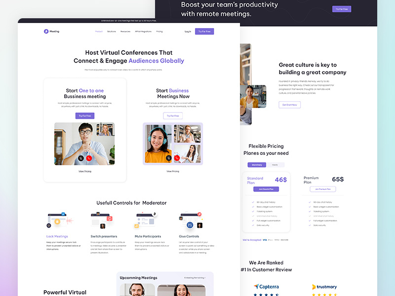 Business Virtual Calling Landing Page - Website Design by Webzeel ...