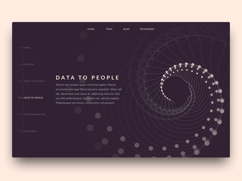 Data To People by Slava Milenin on Dribbble