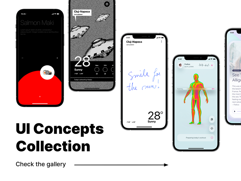 UI Concepts Collection by Octavian Fediuc for Halcyon Mobile on Dribbble