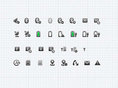 mono icons by Mimo on Dribbble