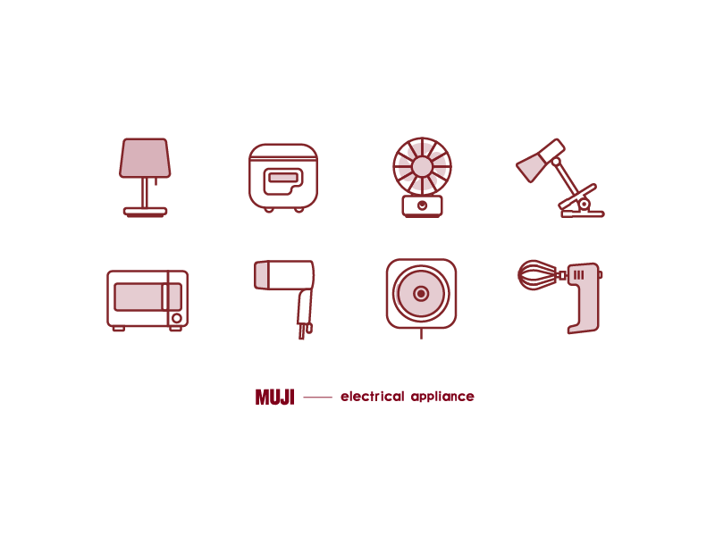 MUJI Icon by KY_Chan on Dribbble
