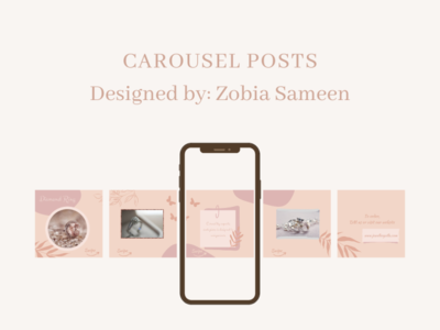 Carousel post designed for a jewelry brand | graphicsbyzobia by Graphic ...