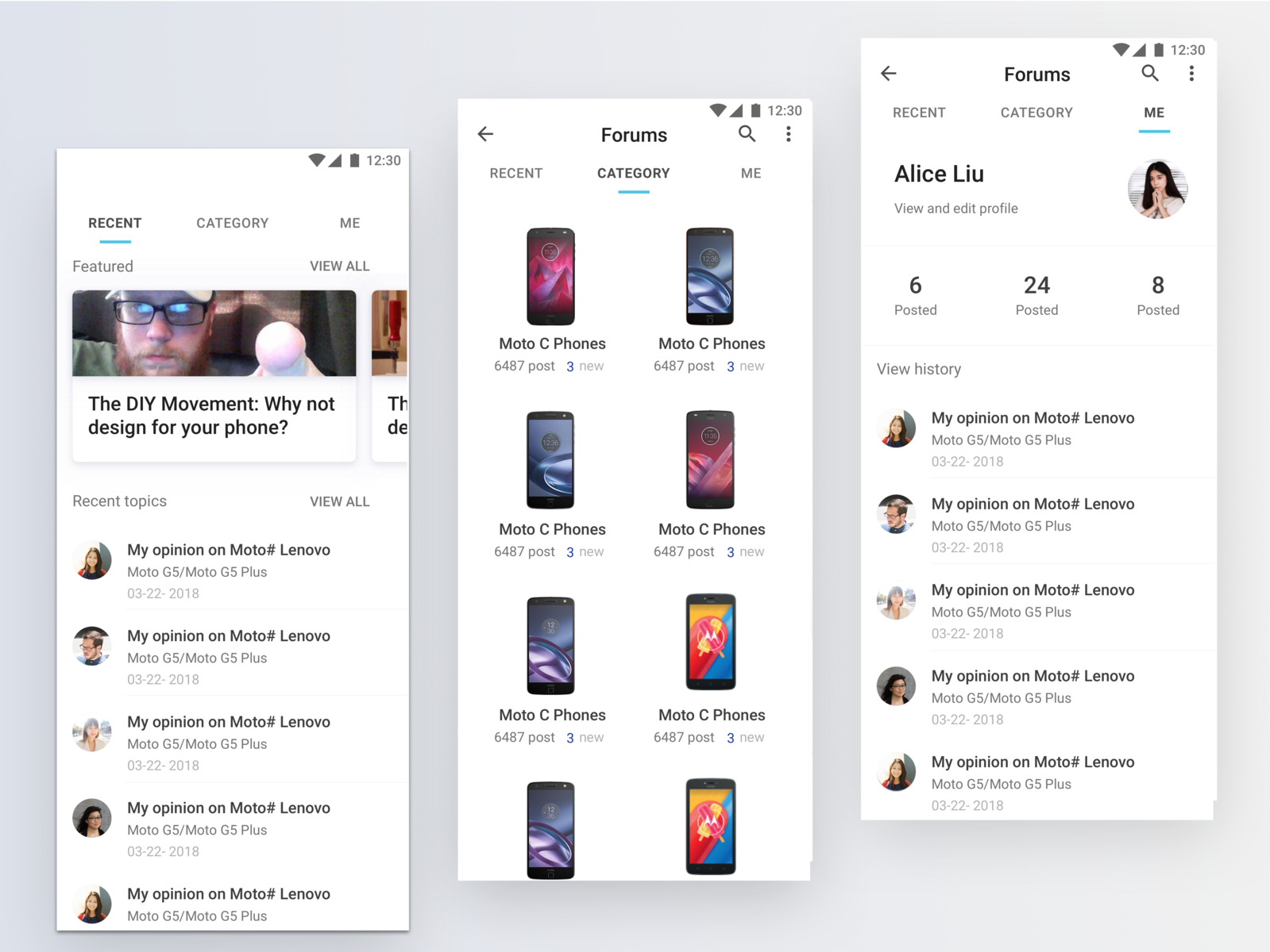 Forums by Wildeer 鹿也 on Dribbble
