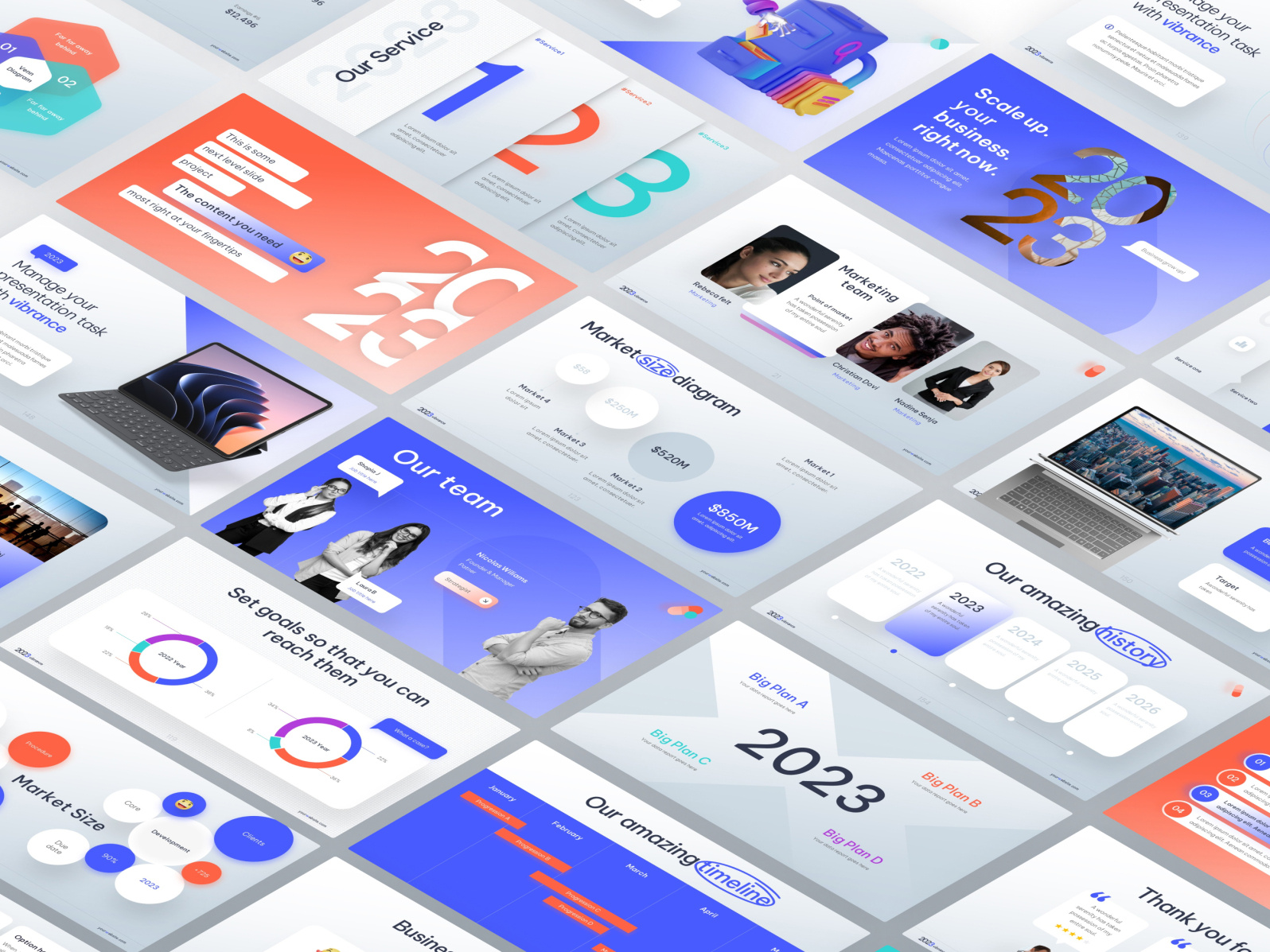 2023 Vibrace Premium PowerPoint Template by RRGraph on Dribbble