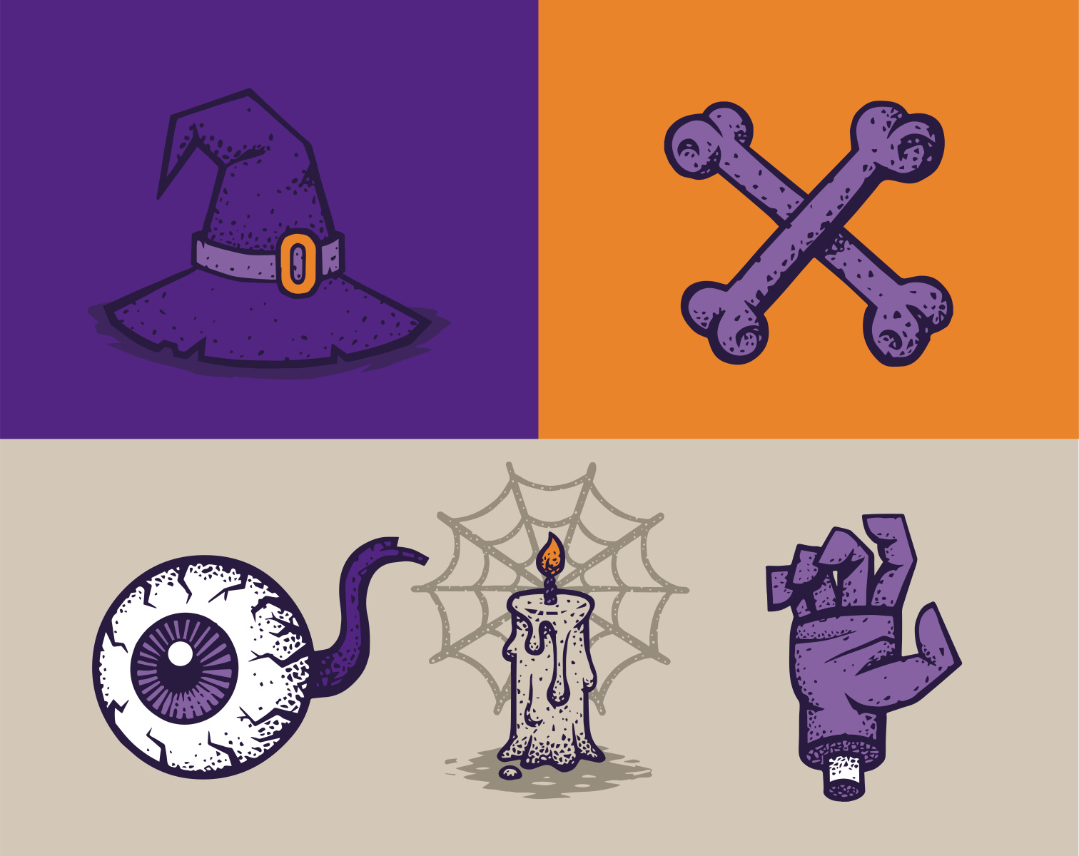 Halloween Set 01 by Aleksei on Dribbble