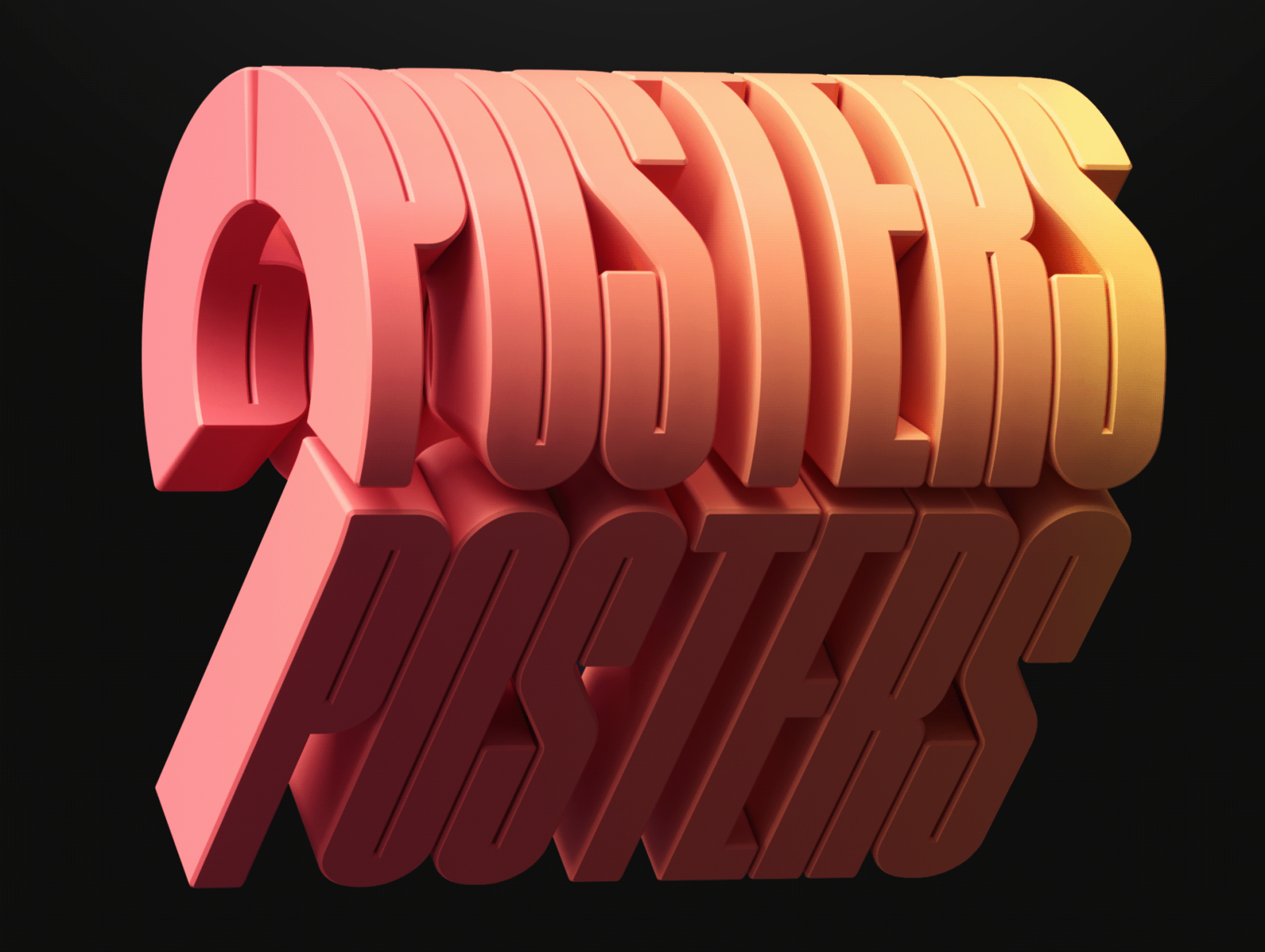 9 Poster typo by Hadi on Dribbble