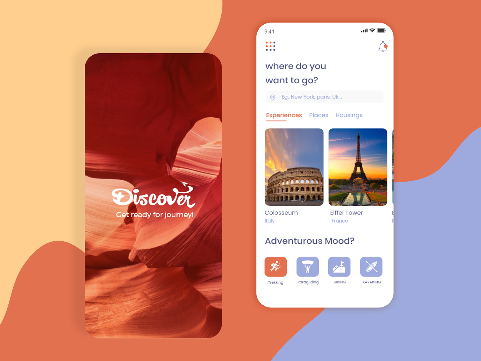 Discover Travel App by RobinXavier on Dribbble