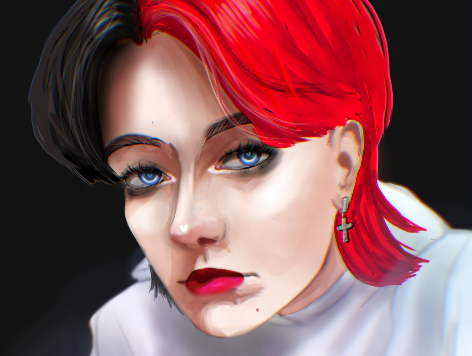 Портрет девушки by Лиза on Dribbble
