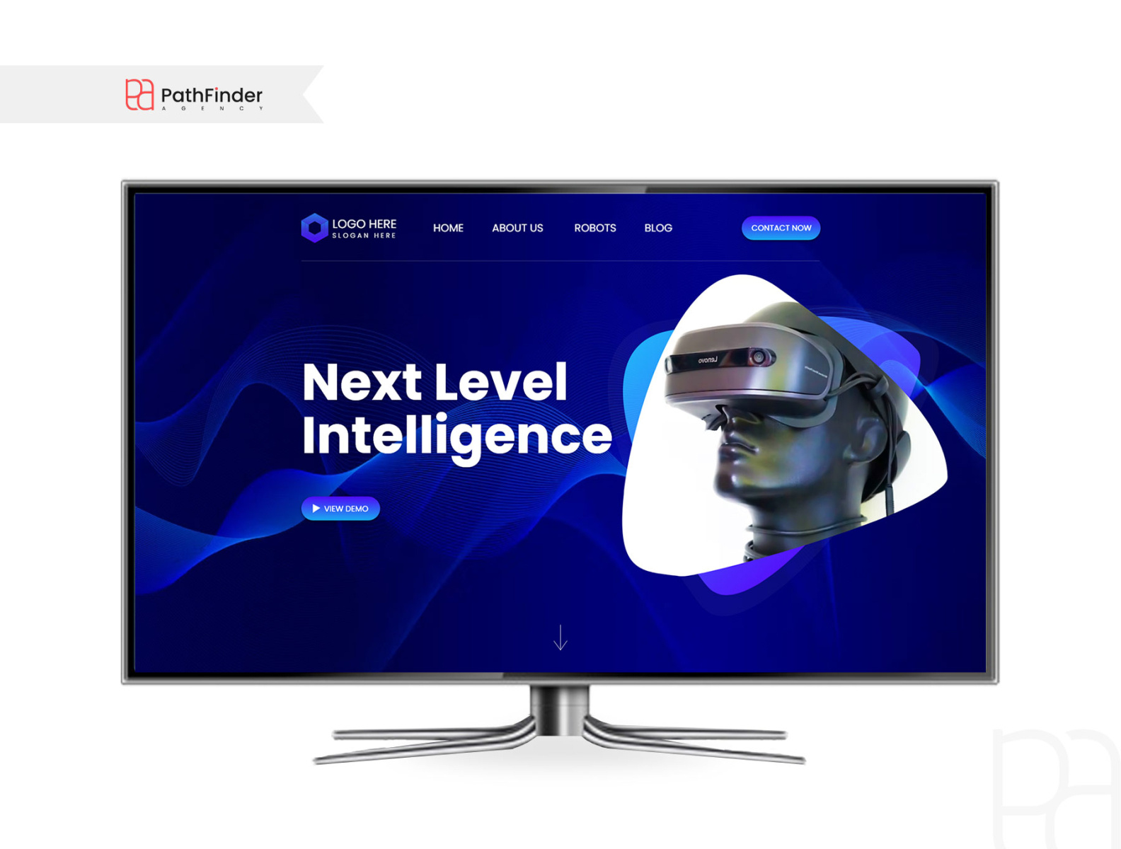 Tech Company Hero Slider Design by Ayesha Khanam Afrin on Dribbble