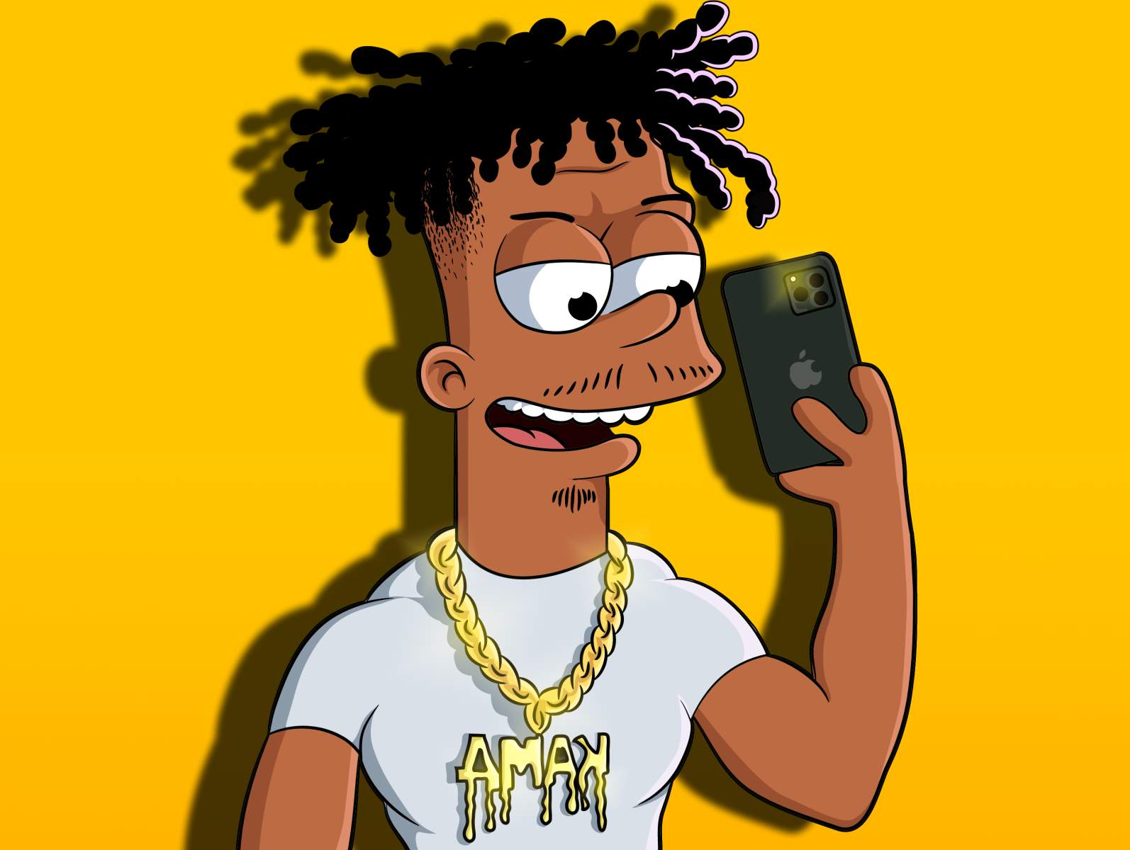 simsons character by Amnay taguemount on Dribbble