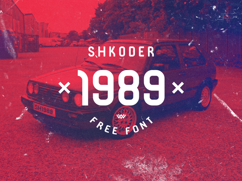 SHKODER 1989 – FREE FONT by Julian Hoxhaj on Dribbble