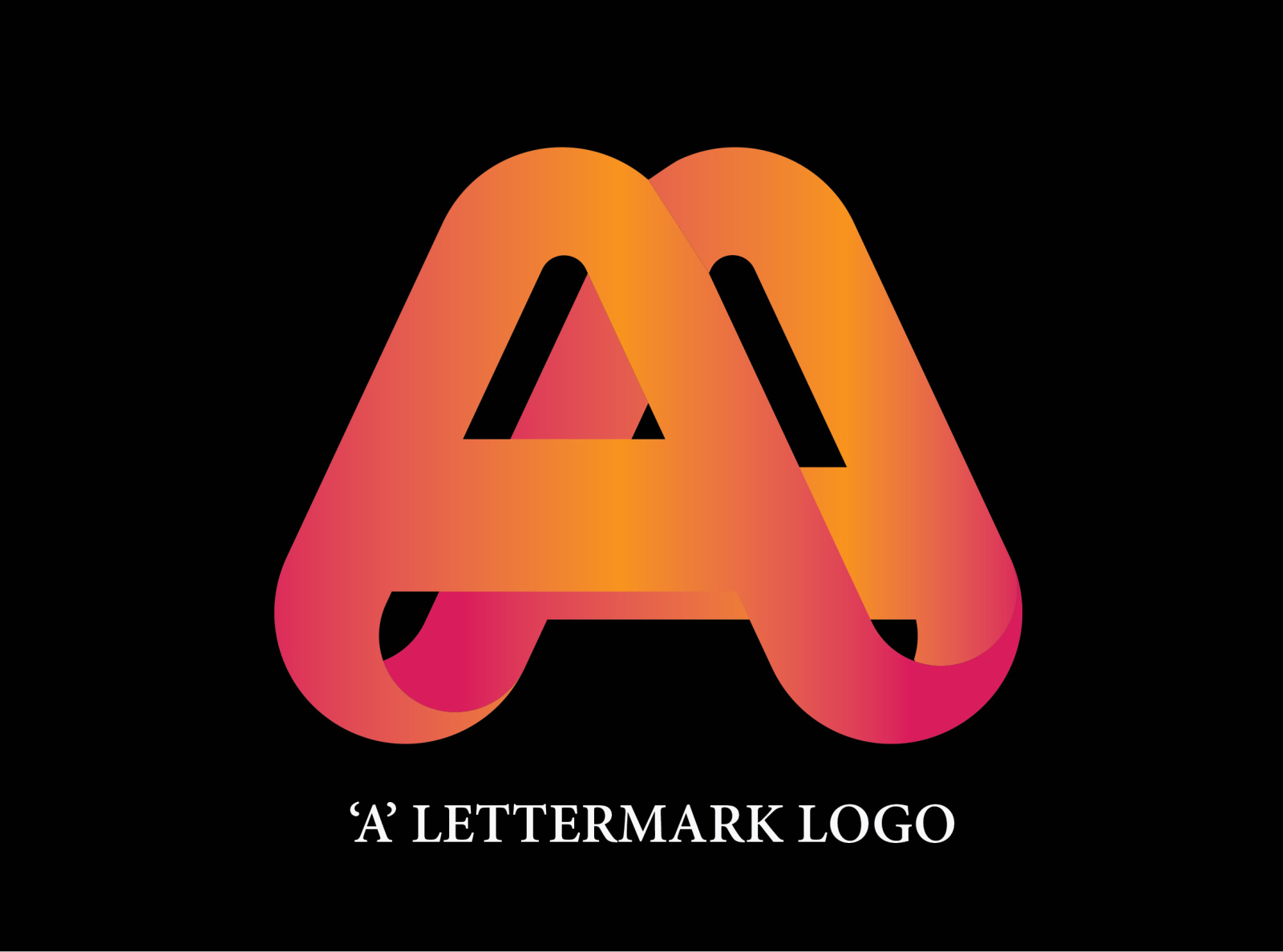 Letter Mark logo Design by Nusrat Jahan on Dribbble