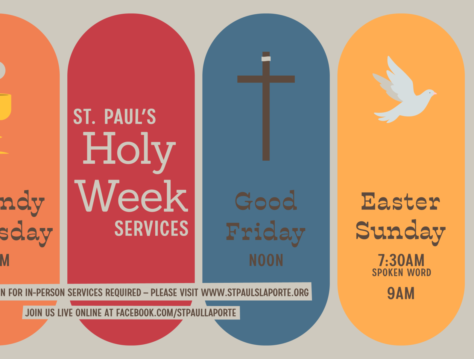 Holy Week Facebook by Mike Konieczny on Dribbble